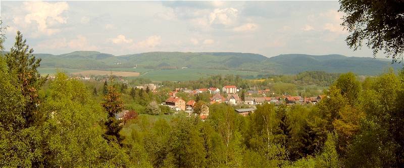 Blick vom ehem. Grenzübersichtspunkt auf Ellrich